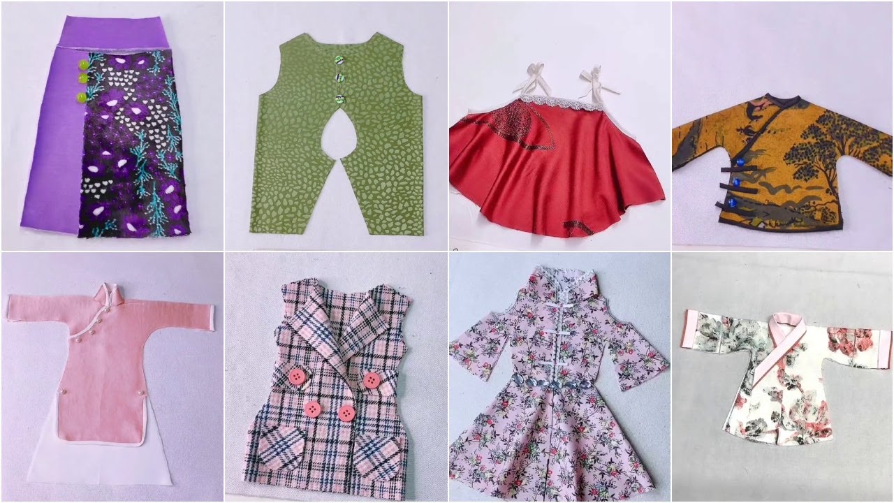 Creative Cloth Design Tutorial: Step-by-Step Guide for Making Dresses ...