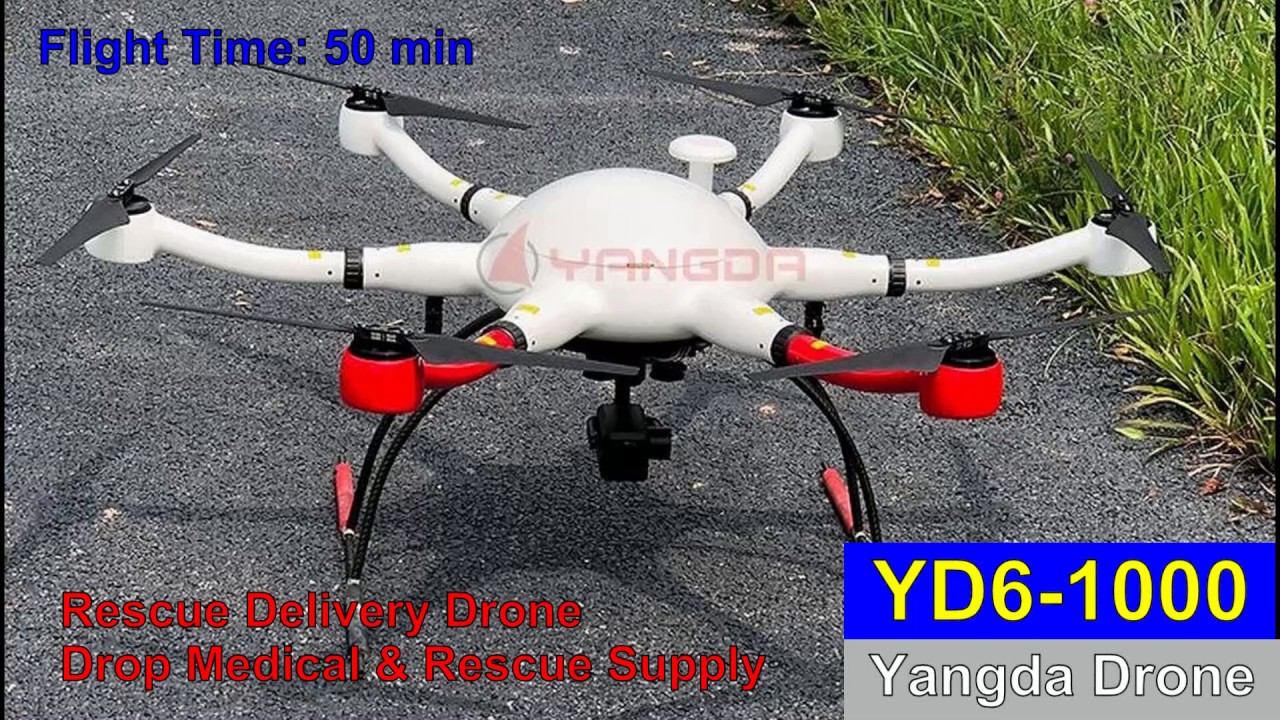 YD6-1000 Rescue Drone - Just Released ! - YouTube
