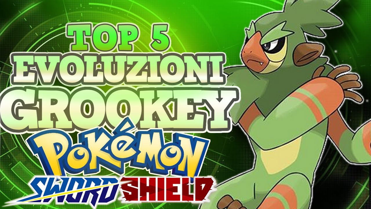 TOP 5 MIGLIORI EVOLUZIONI DI GROOKEY - Pokémon SPADA e SCUDO - YouTube