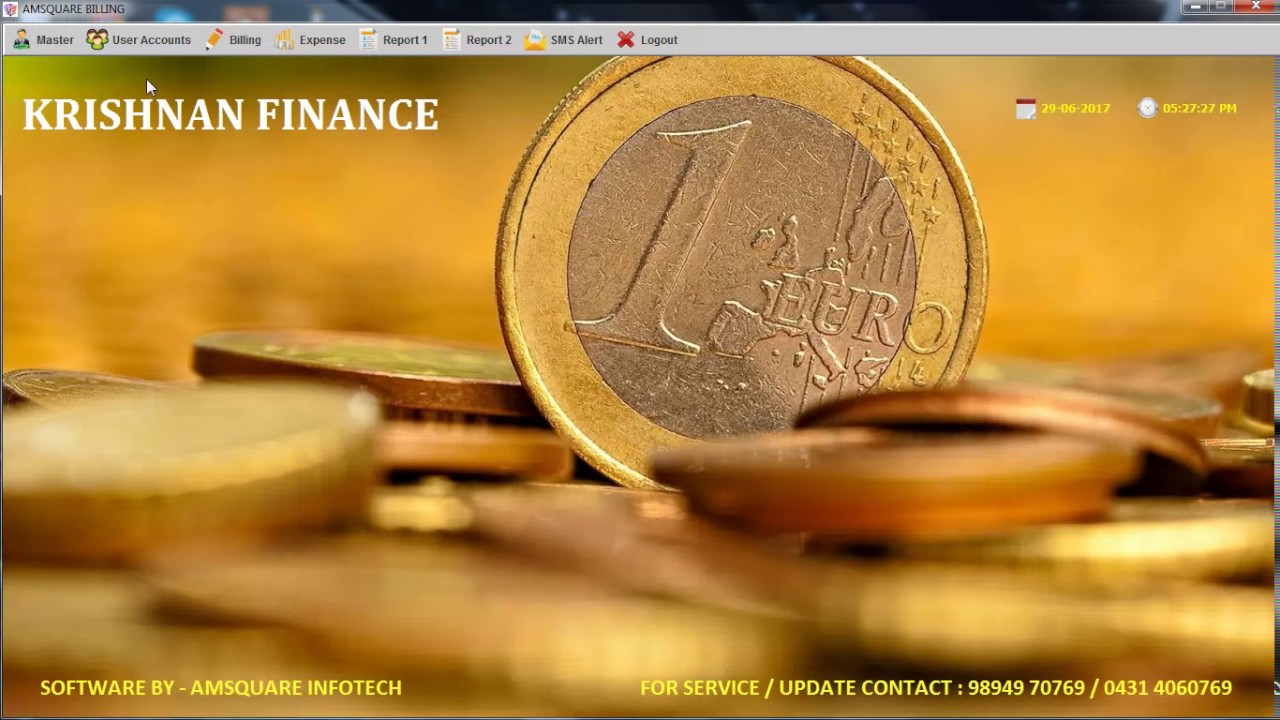 Financial Software Demo Part 1 - AMFIN - YouTube