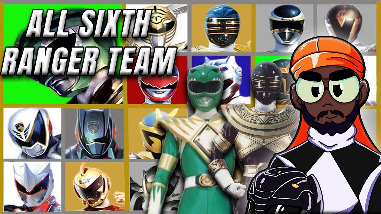 All Sixth Ranger Team | All Power Rangers | All 6th Power Ranger Team ...