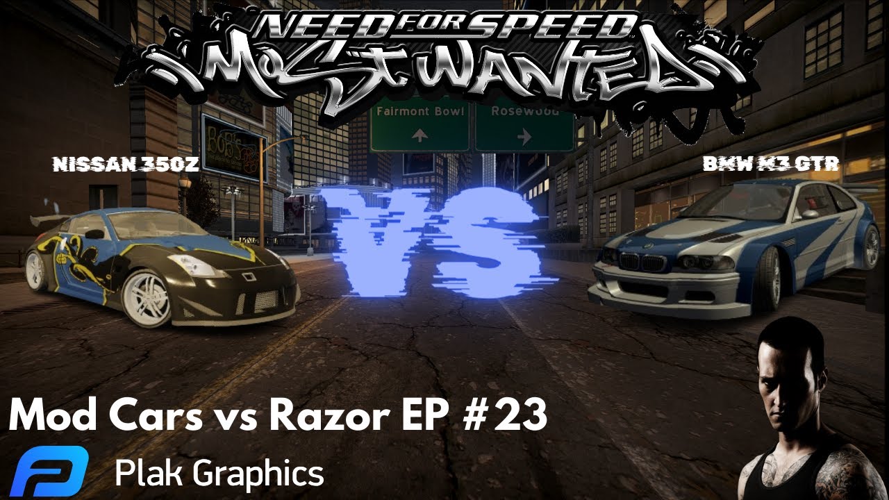 Nissan 350Z VS BMW M3 GTR & Final Pursuit | NFS Most Wanted - Plak ...