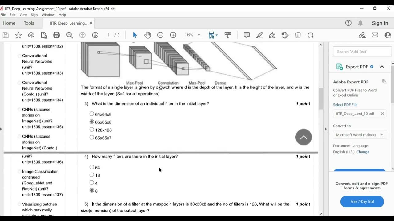 IITR Deep Learning Assignment 10 - YouTube