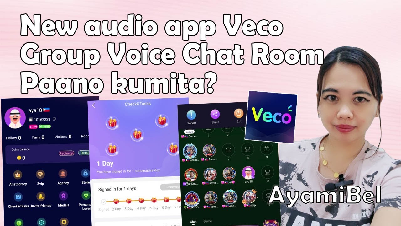 Veco - Group Voice Chat Room, trending audio app. Ano ano ang ways of earnings? - YouTube