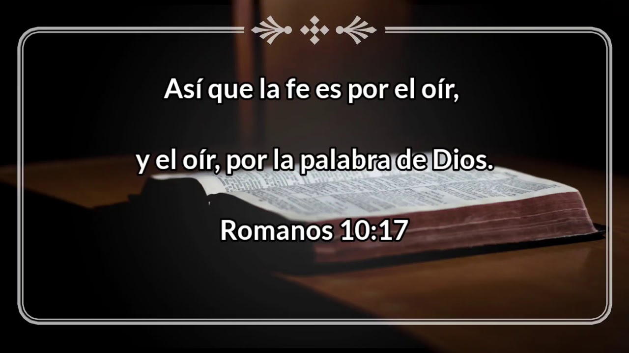 Versículo del día | Romanos 10:17 - YouTube