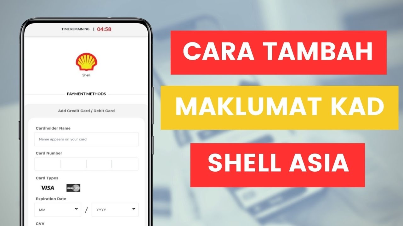 Cara Tambah Maklumat Kad Untuk Pembayaran Pengisian Petrol Melalui App ...