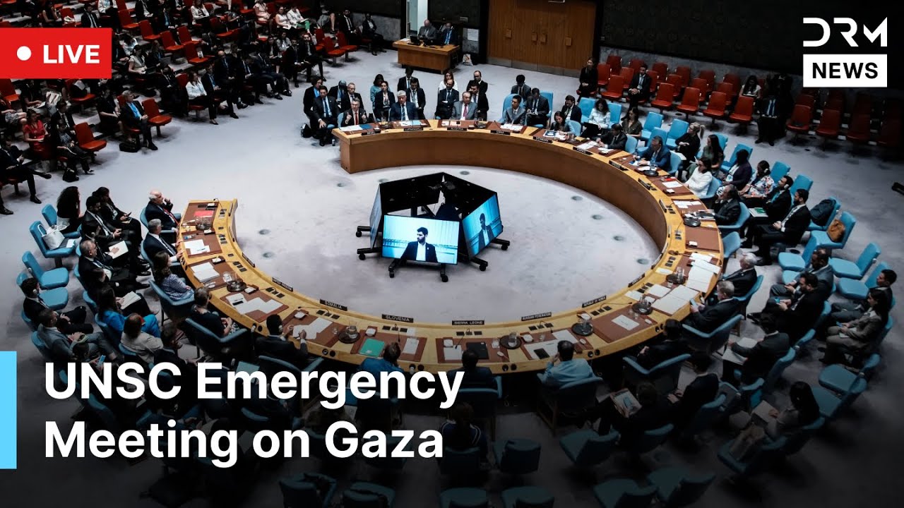 LIVE: UN Security Council Holds Emergency Meeting on Gaza & Israeli ...