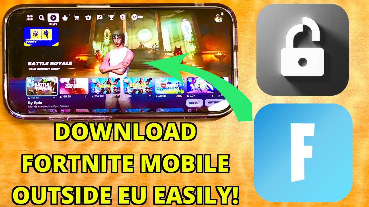 How To Download Fortnite Mobile OUTSIDE EU on iPhone iOS 17-18 No ...