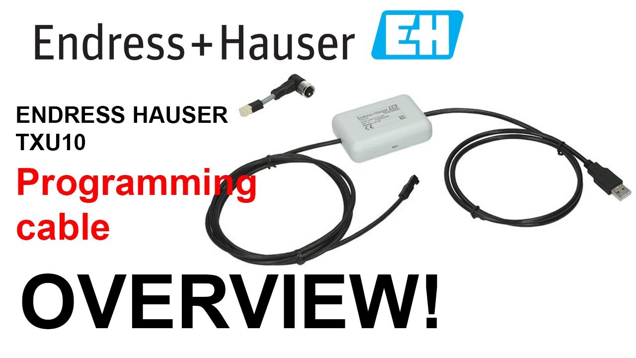 Overview - Endress Hauser (E+H) TXU10 Configuration Kit - YouTube