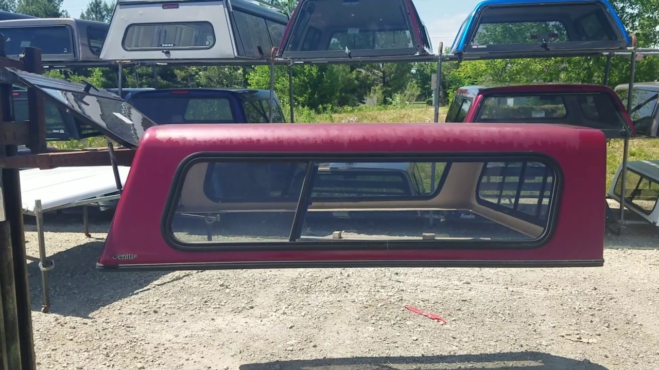 Used cab High fiberglass truck cap for sale. Fits a 93 to 11 Ford ...