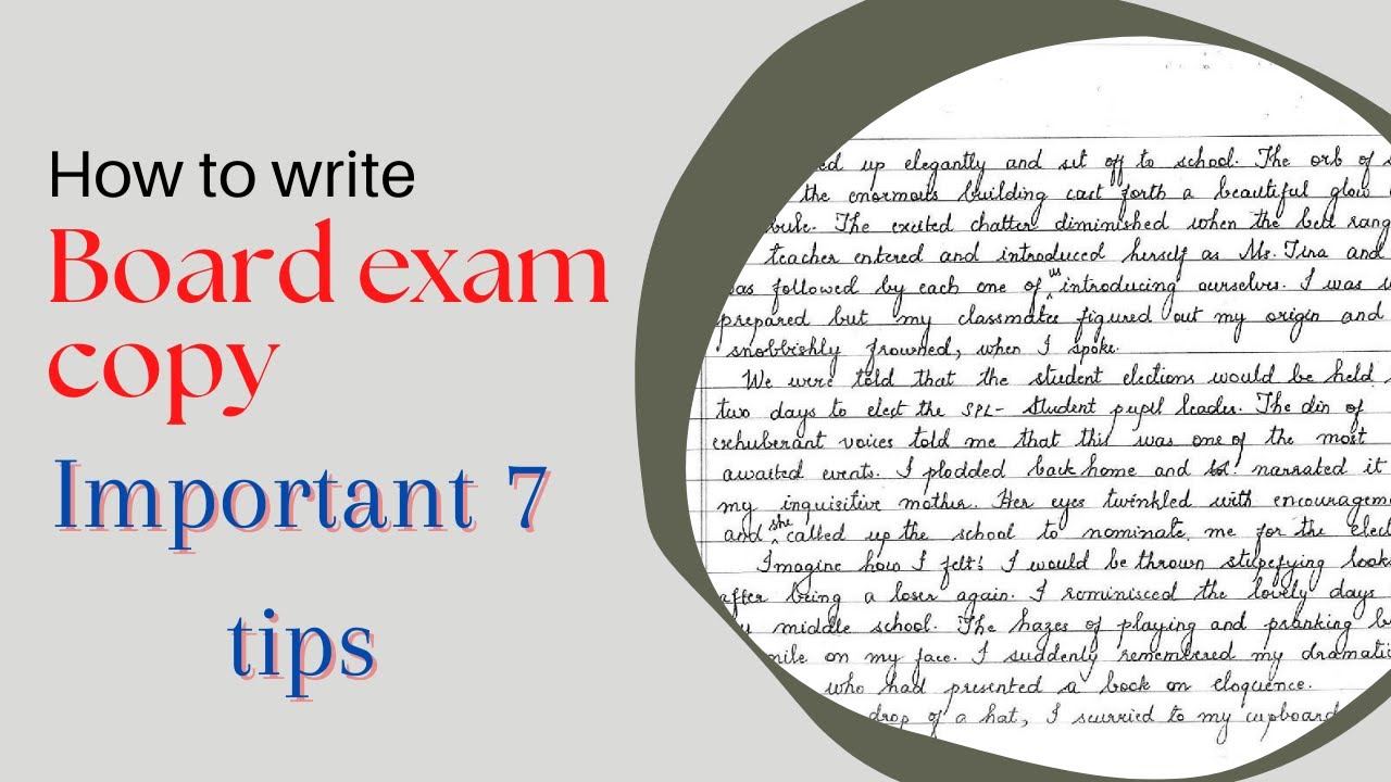 Board Exam Copy कैसे लिखते हैं।|How To Write Board Exam Copy 2022|Board ...