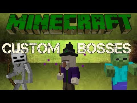 CUSTOM BOSSES | MINECRAFT XB0X 360 - YouTube