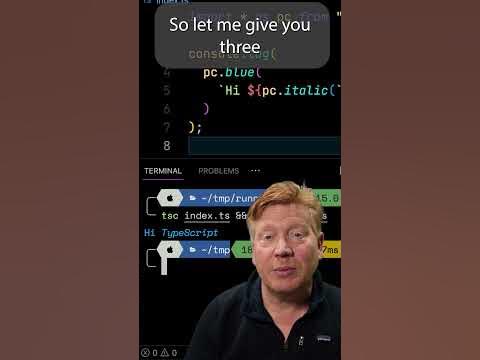 Running TypeScript The Easy Way - YouTube