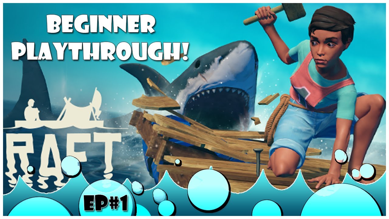 RAFT: Total BEGINNER Starts A New Playthrough Years Later! | Day 1 Noob ...