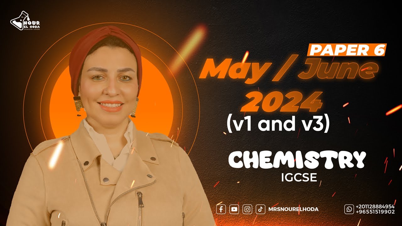 May/June 2024 Paper 6 (v1 and v3) Chemistry IGCSE - YouTube