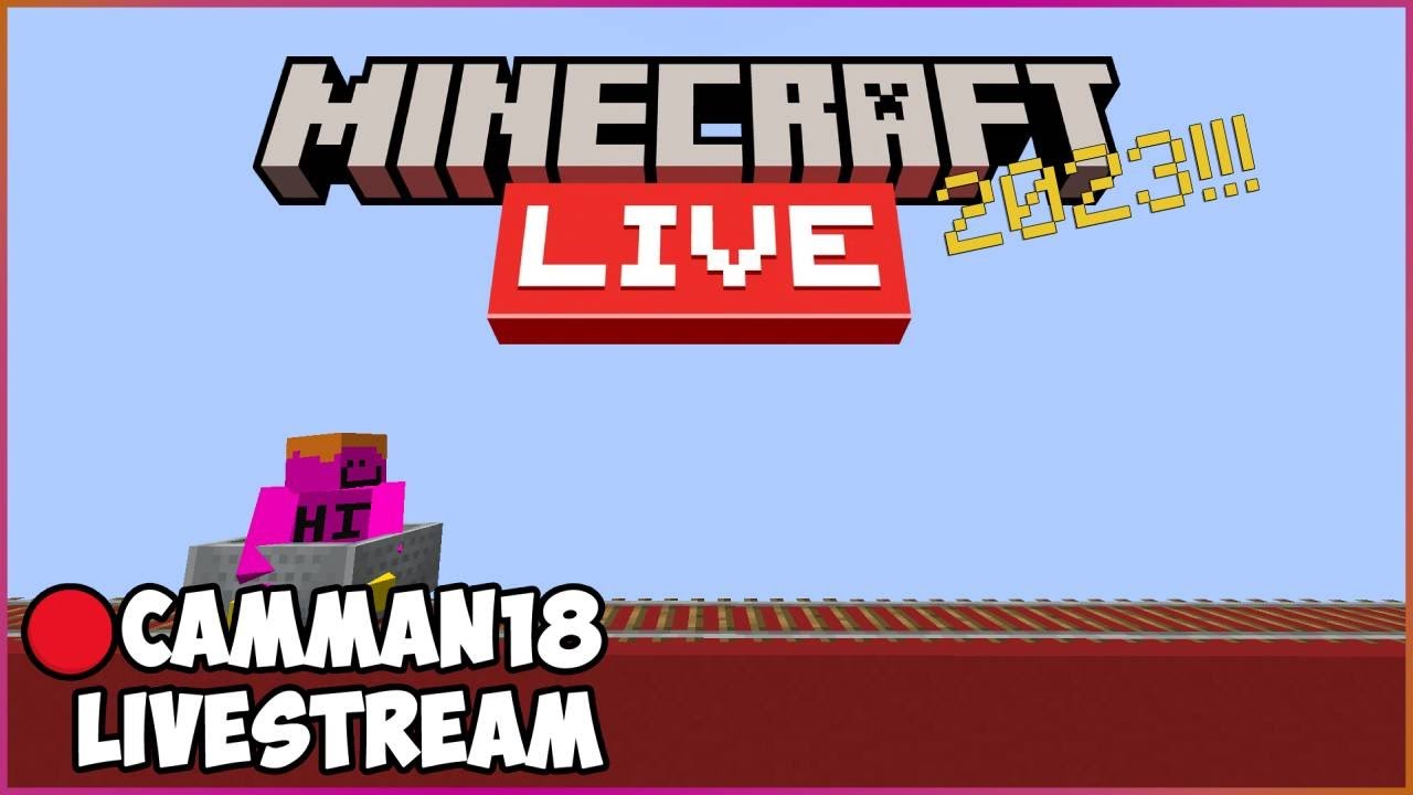 Reacting to the 2023 Minecraft LIVE! camman18 Full Twitch VOD - YouTube
