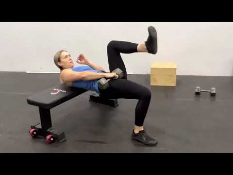 SL Dumbbell Hip Thrust - YouTube