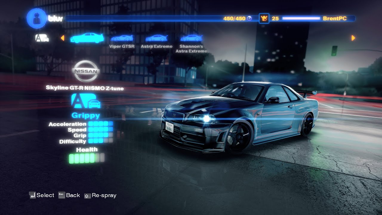 Blur - Mount Haruna Checkpoint (00'32'76) | Nissan Skyline GT-R Nismo ...