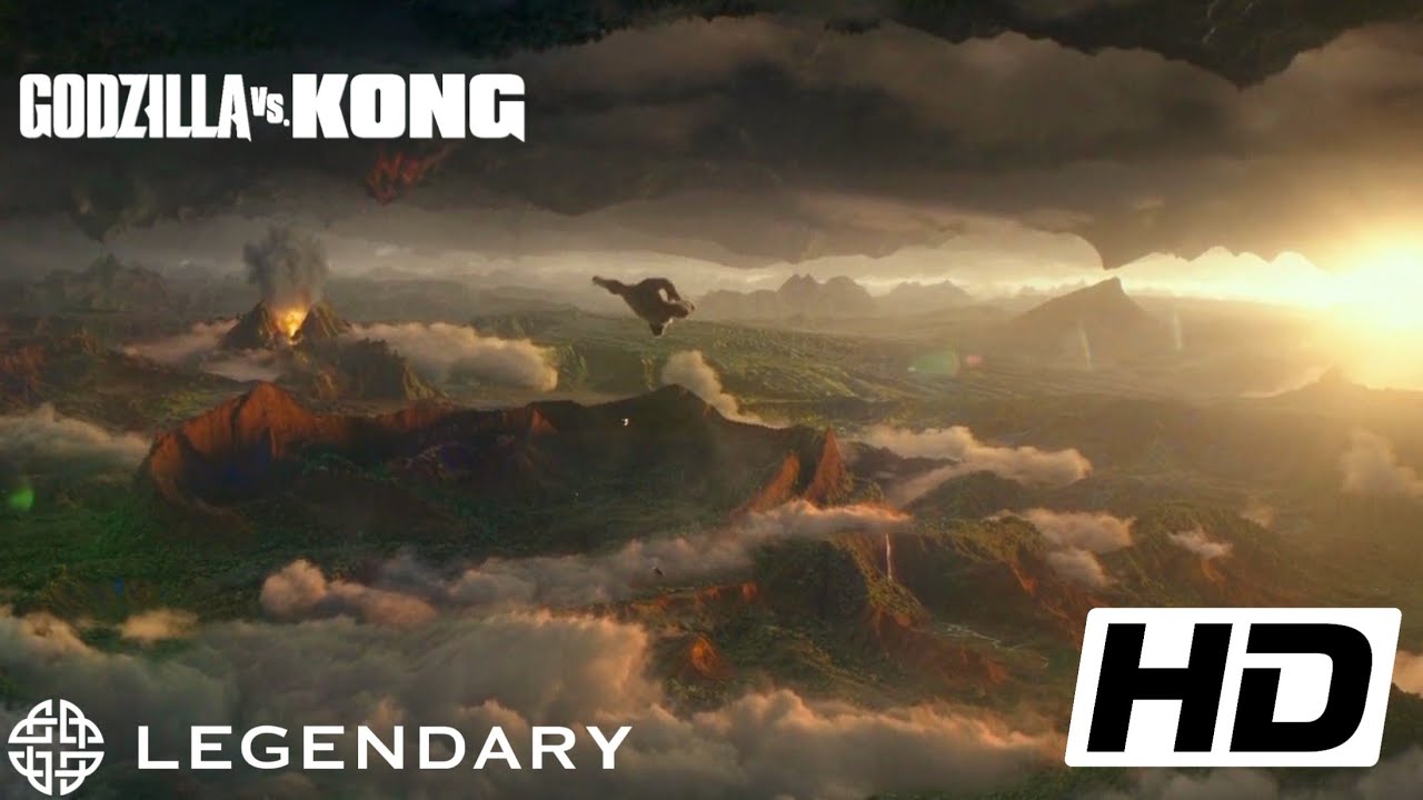 Godzilla vs Kong (2021) FULL HD 1080p - The Hollow earth scene ...