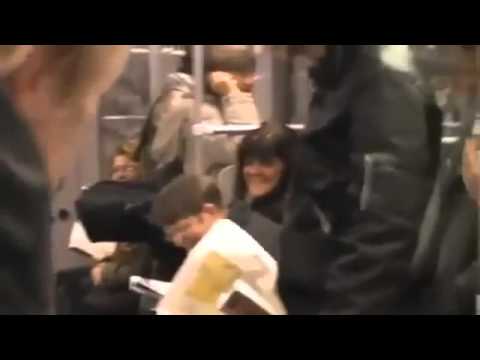 Berlin u-bahn lustige video ladys and german people in subway /  funny laugh/ WAS GUCKST DU!