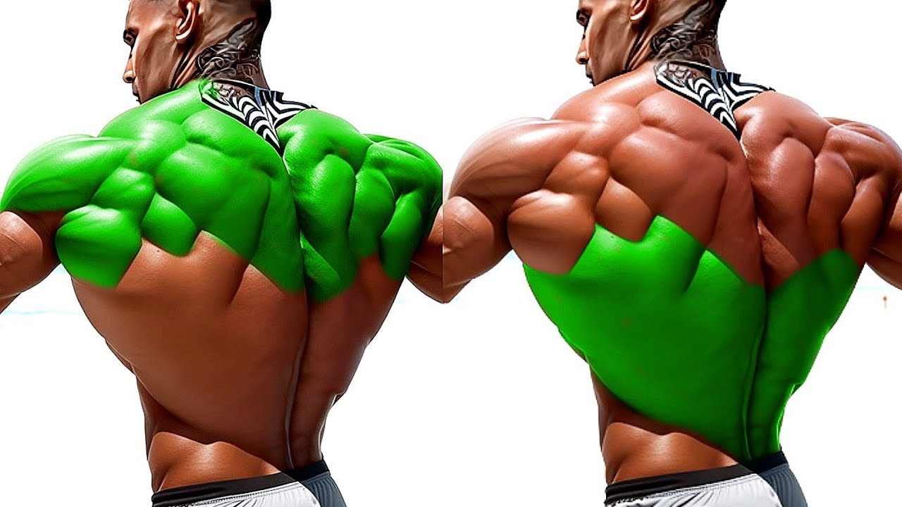 Muscle Building Back Exercises at Gym for Upper Middle and Lats Workout ...