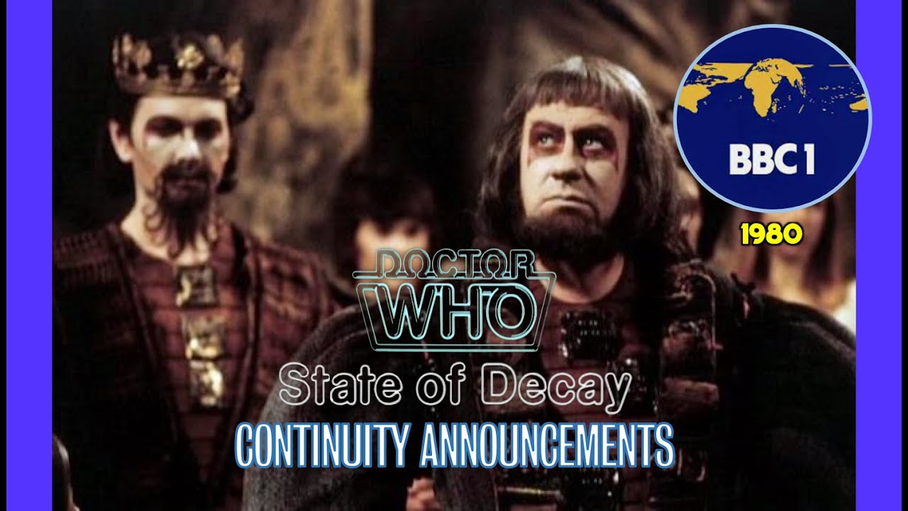 Doctor Who: State of Decay (Continuity Announcements 1980) - BBC 1 ...