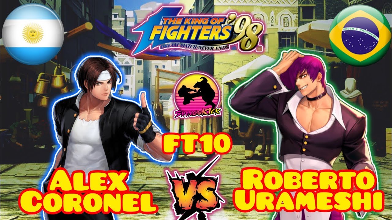 🔥KOF '98🔥🇦🇷Alex_Coronel🇦🇷🆚🇧🇷Roberto Urameshi🇧🇷 FT10 Ranked Match - YouTube