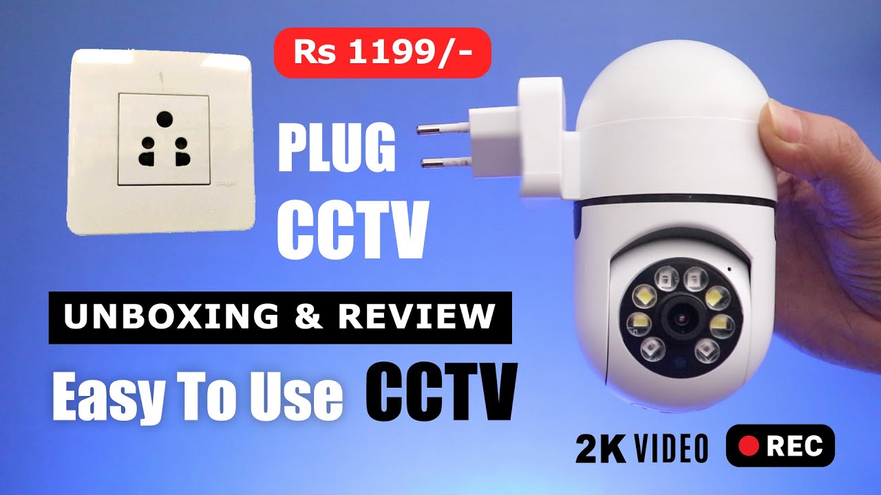 Plug in security camera with wifi | Plug cctv camera | Best easy cctv ...