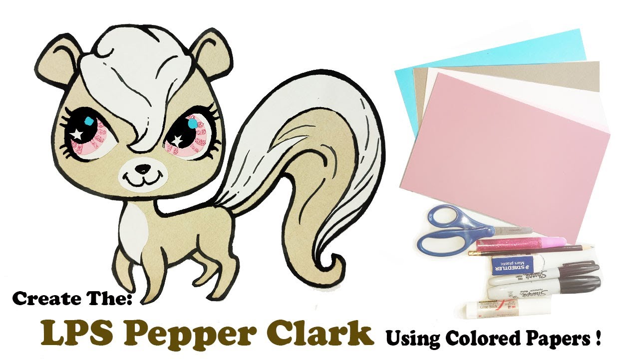How to Create Pepper Clark #2694 from LPS - Littlest Pet shop, Using ...