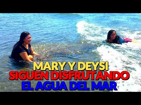 Mary Y Deysi siguen disfrutando en la PLAYA de GARITA PALMERA | Aventuras con Deysi cruz