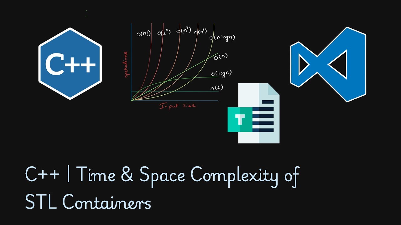 C++ | Time & Space Complexity of STL Containers - YouTube