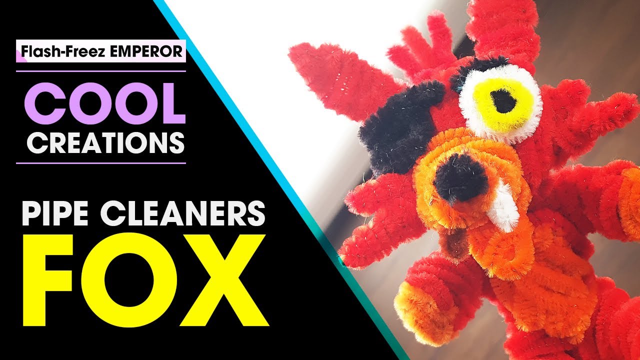 Pipe Cleaners Fox Character ~ Surprise Stop Motion Animation Guest Star ...