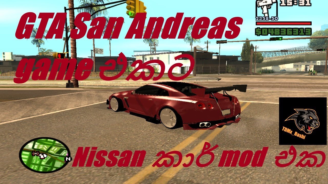 GTA sa car MOD ,nissan ,GRAND THEFT AUTO - YouTube