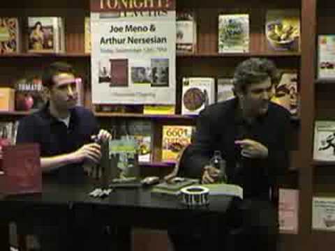 Arthur Nersesian & Joe Meno: Q&A @ Barnes & Noble 9.12.08 - YouTube