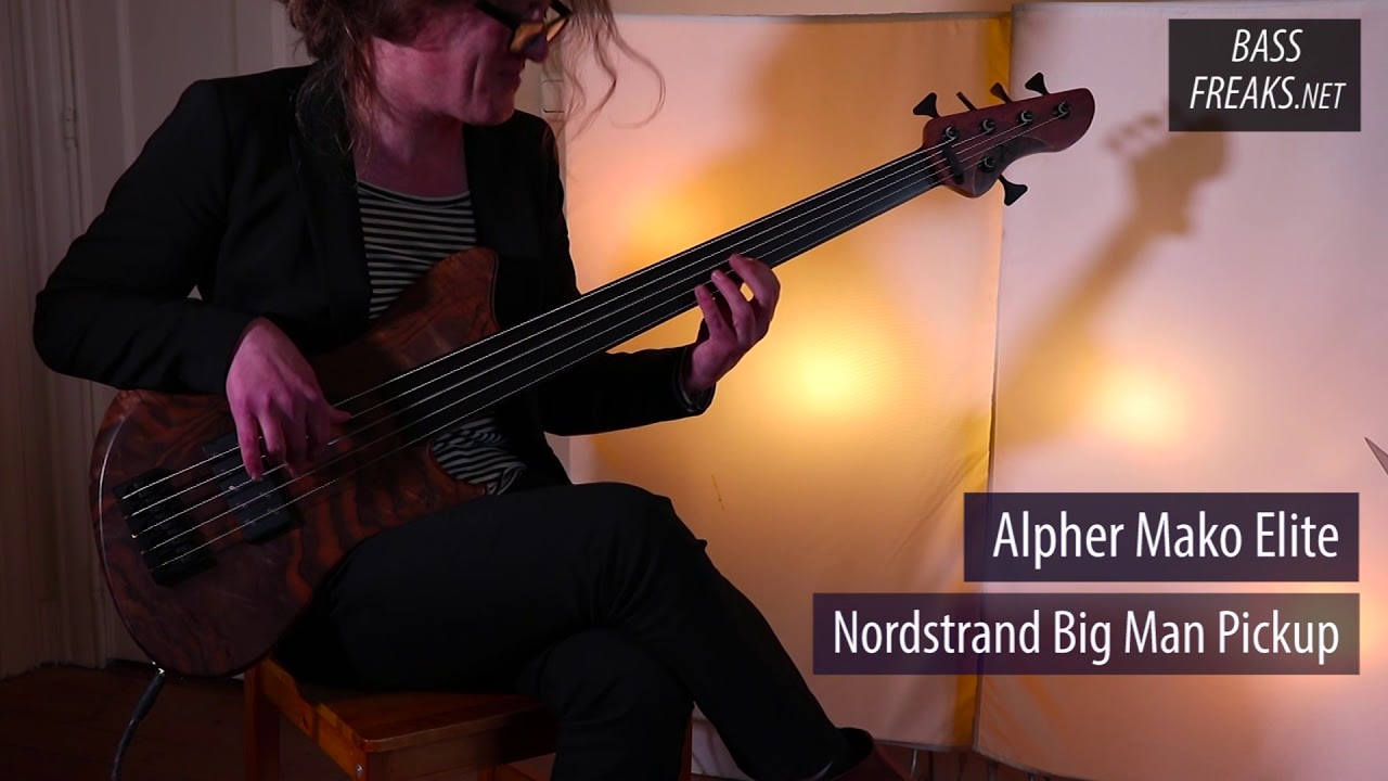 Alpher Mako Elite Fretless Live Demo - BassFreaks.net - YouTube