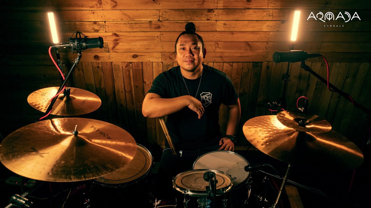 Philip Costales Armada Cymbals Alpha Series Drum Playthrough - YouTube