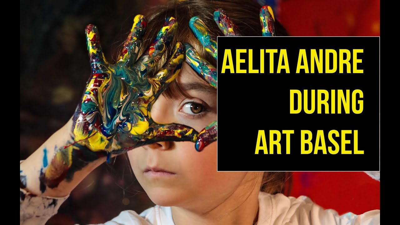 Aelita Andre unveils new show during Art Basel for Wonder - YouTube