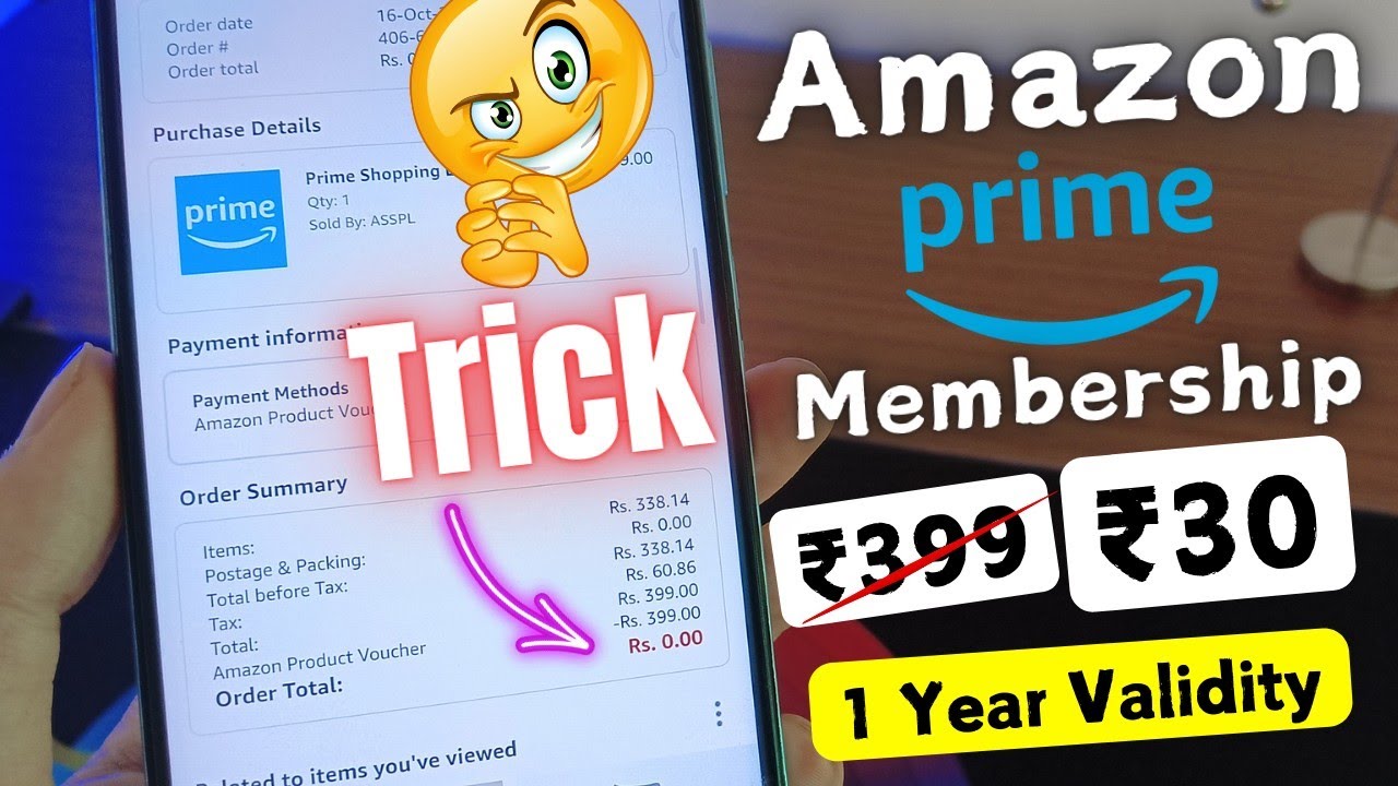 Amazon Prime Membership Voucher Trick Paytm, PhonePe & Swiggy 😱 ...
