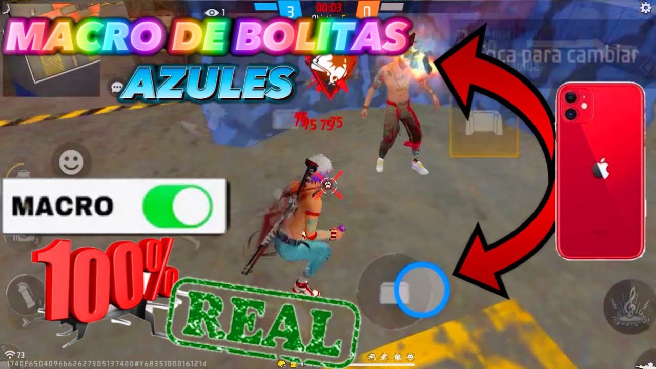 COMO ACTIVAR LA MACRO DE BOLITAS AZULES⚙️ PARA IPHONE 📲👹BIEN EXPLICADO ...