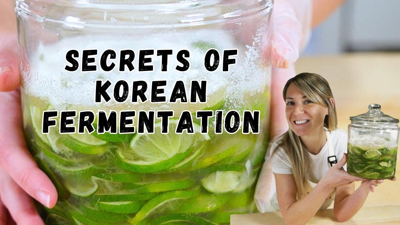 What Happens When You Make Lime Syrup the Korean Way (Cheong)? - YouTube