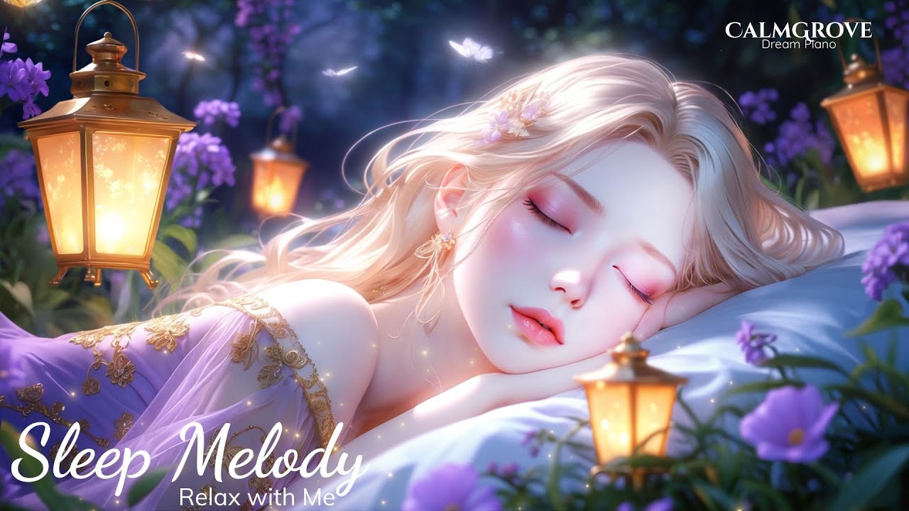Dreamy Flower Garden Sleep Piano – Heal Stress & Sleep Peacefully - YouTube