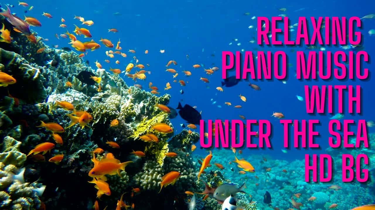 RELAXING PIANO MUSIC WITH UNDER THE SEA HD BG #relaxingmusic # ...