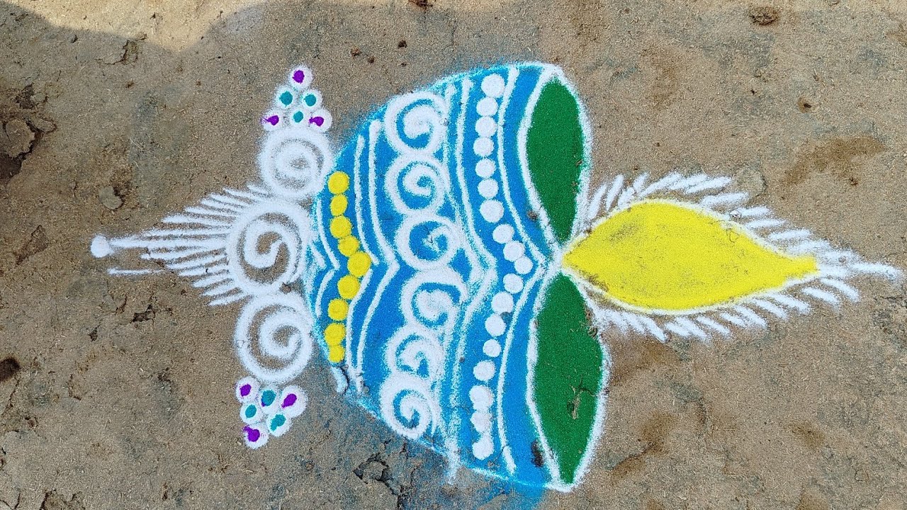 Deep Rangoli Design for Diwali 🎇🪔🎇 - YouTube