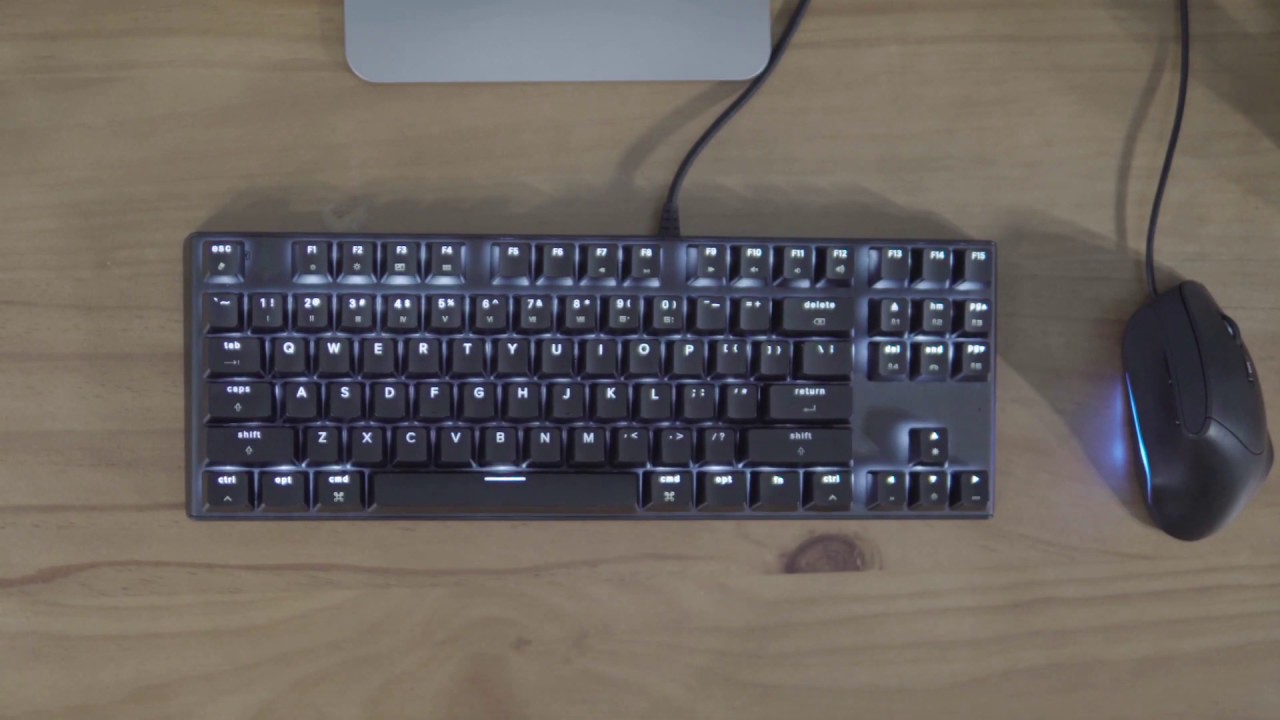 Velocifire M87 Mac Mechanical Keyboard video - YouTube