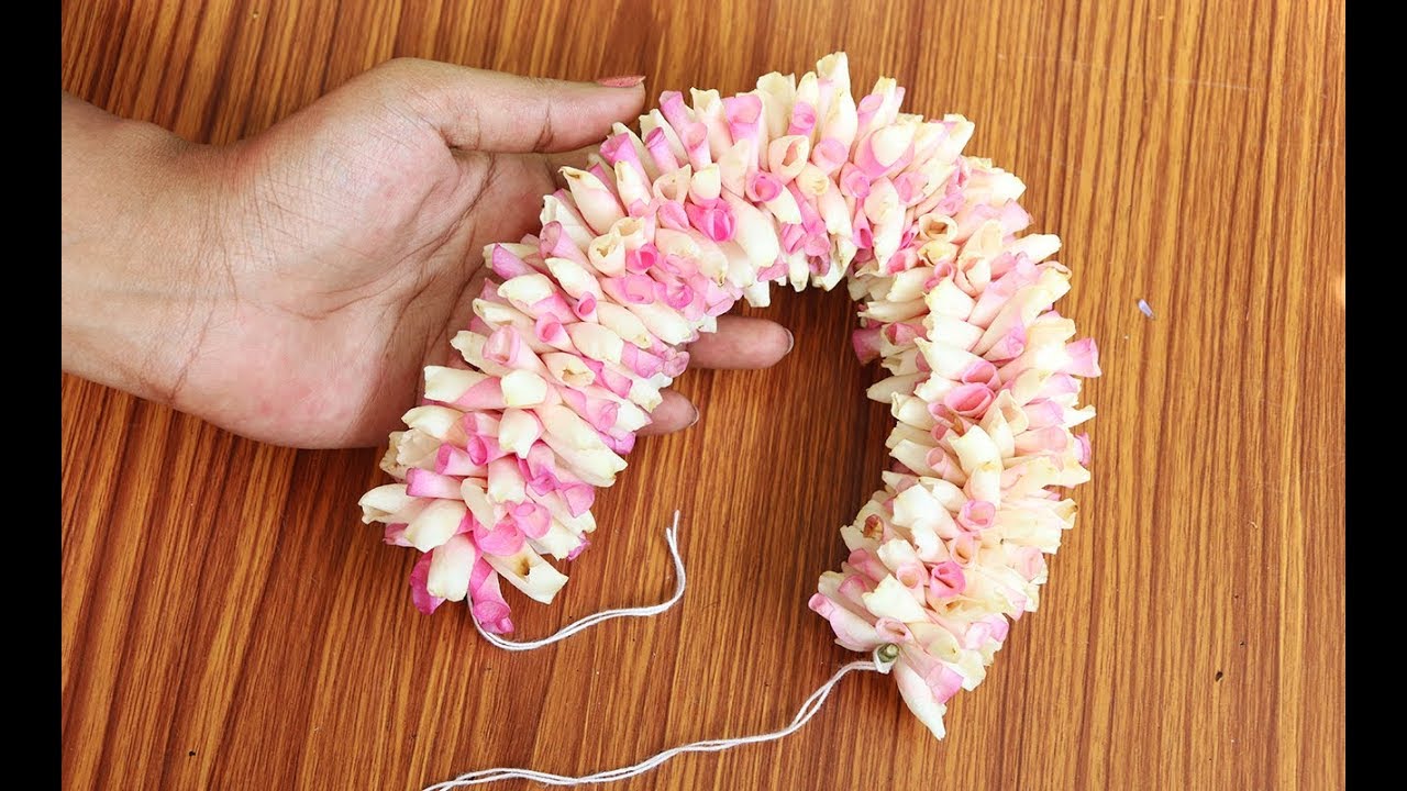 Easy Method To String Rose Petals Garland How To Make A Flower Garland With Rose Petals YouTube easy-method-to-string-rose-petals-garland-how-to-make-a-flower-garland-with-rose-petals-youtube