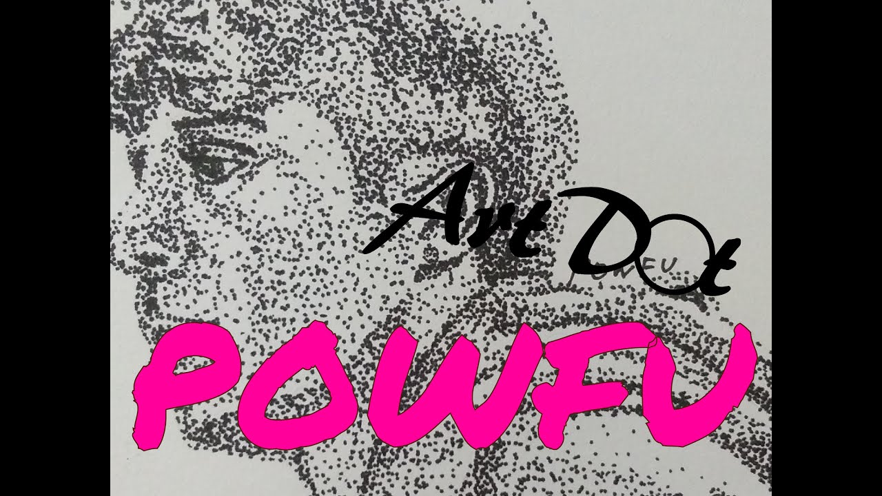#ArtVlog: Powfu : Drawing | Stipple/Pointilism - YouTube