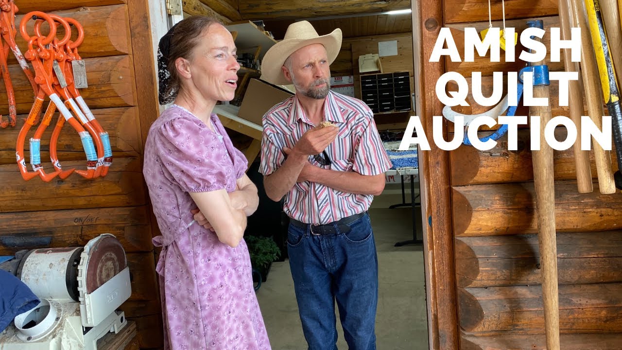 Eagle Valley Amish School Auction, MeadowLark Log Homes - YouTube