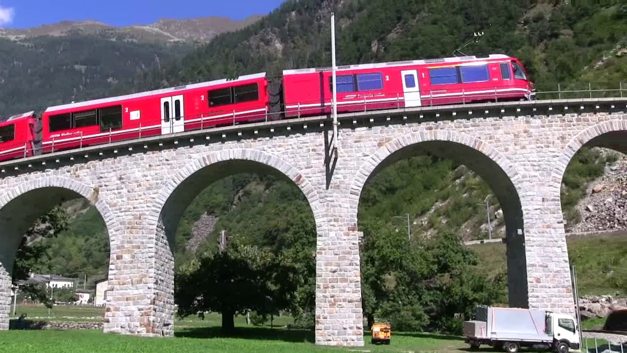 Rhatische Bahn RhB Part 2 - YouTube