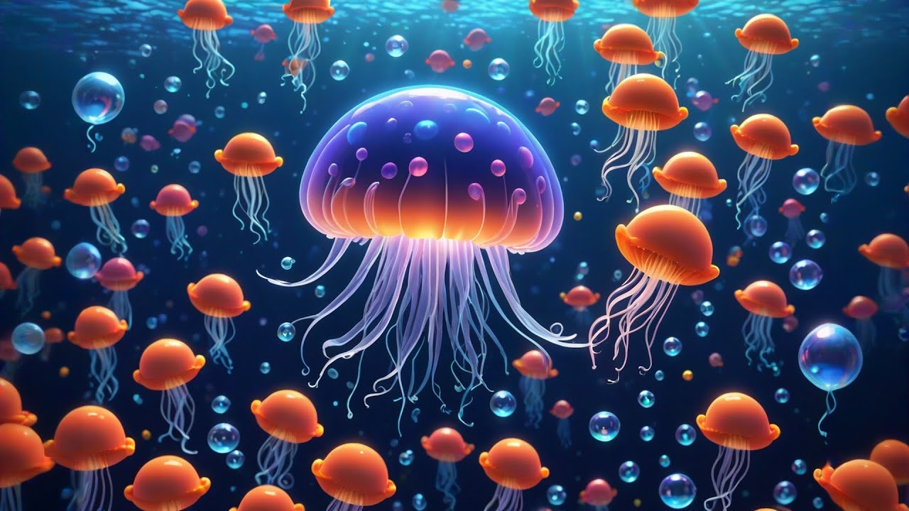 The Jumping Jellyfish’s Ocean Bounce 🦑🌊 | Fun Learning Story for Kids ...