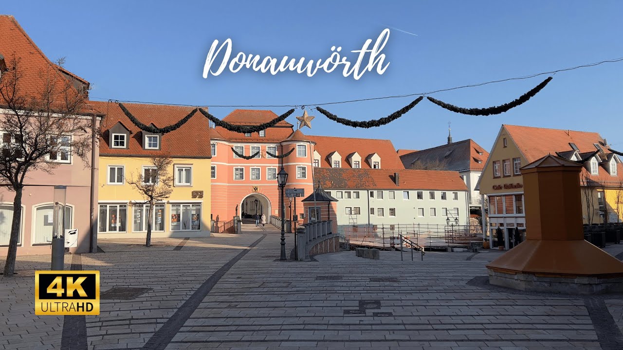 Donauwörth, Germany - Sunny Midday Walk - 4K 60fps - YouTube
